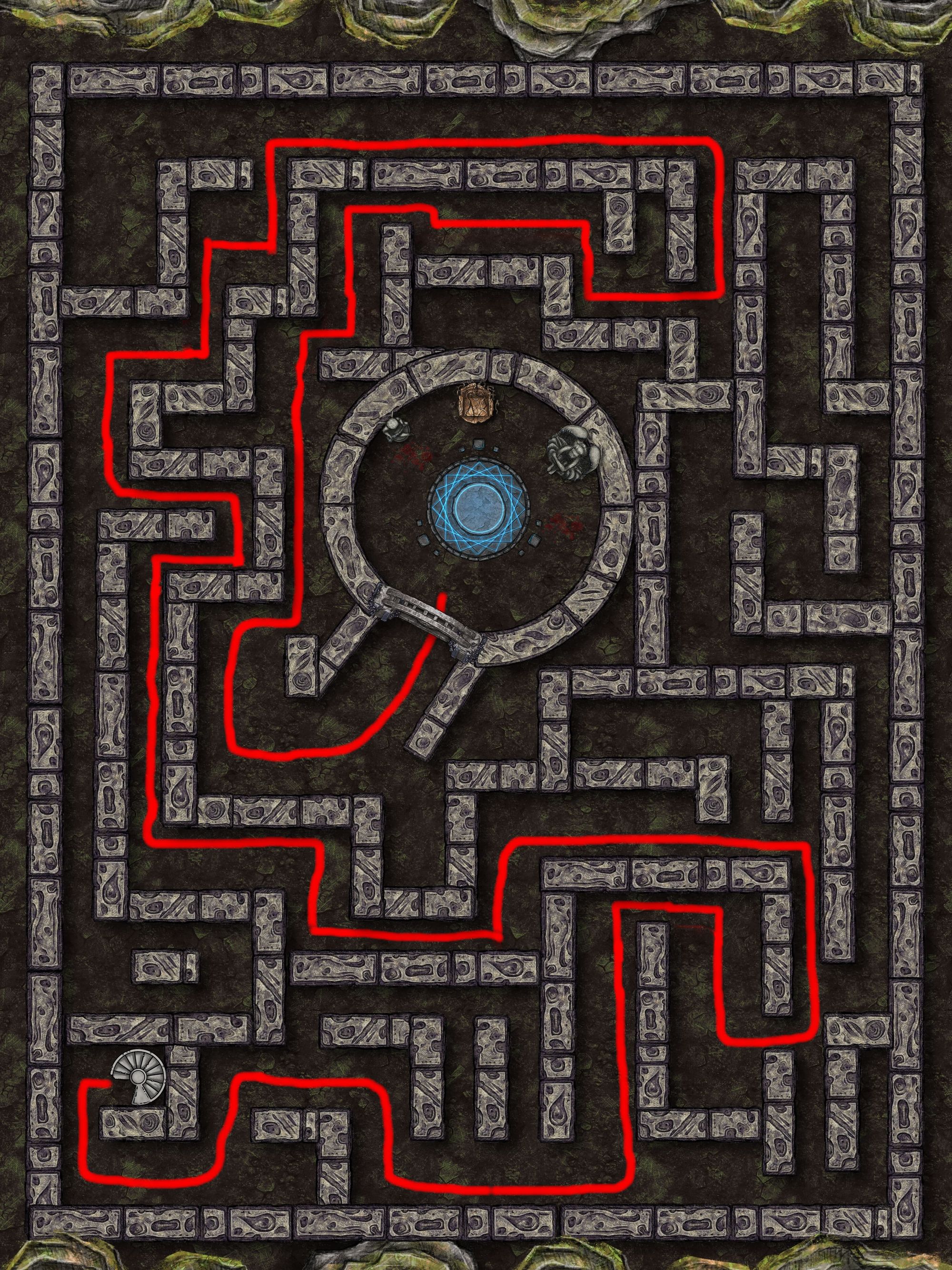 Any world underground labyrinth